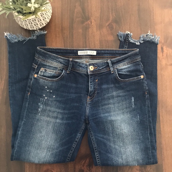 Zara | Pants & Jumpsuits | Zara Basic Denim Jeans Size 4 | Poshmark
